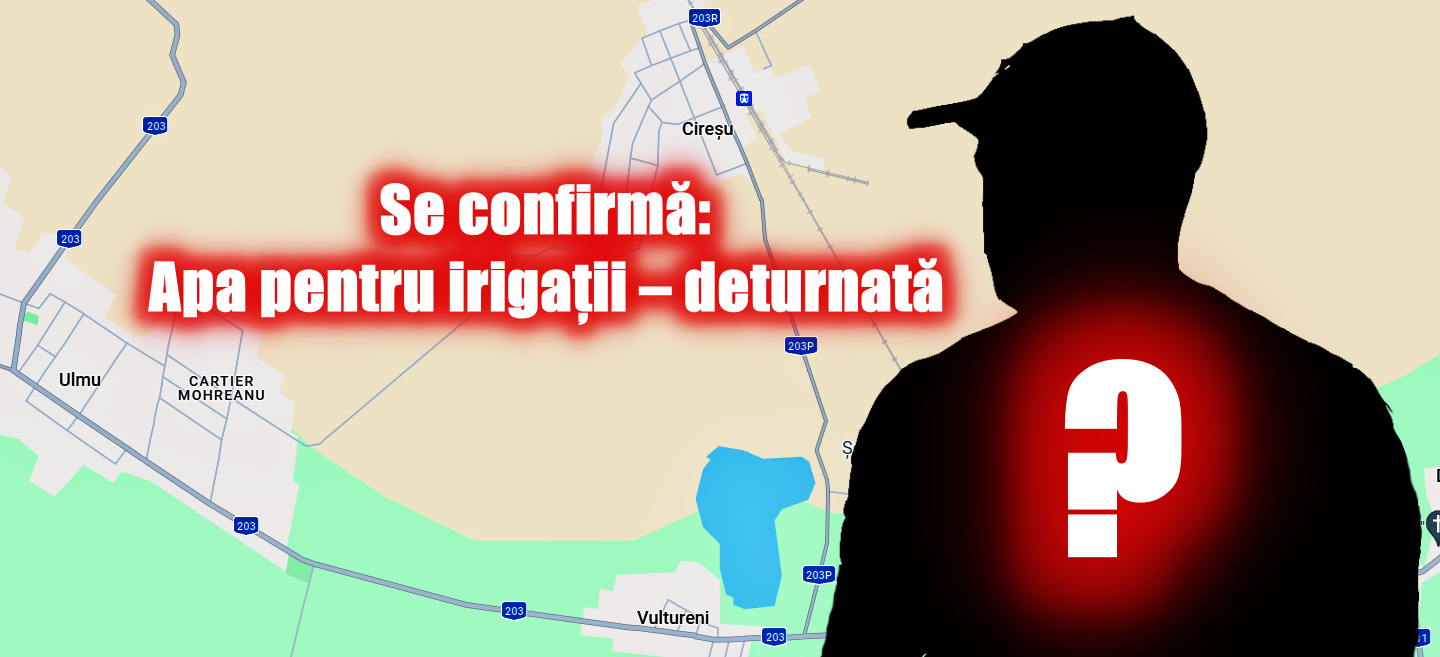 Cine fură apă pentru a alimenta lacul Vultureni? ANIF Brăila a ...